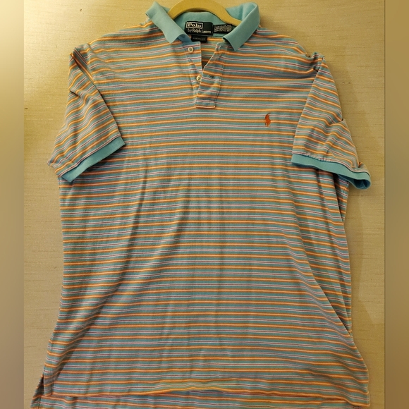 Polo Ralph Lauren | Shirts | Polo Ralph Lauren Xxl Custom Fit Aqua And ...